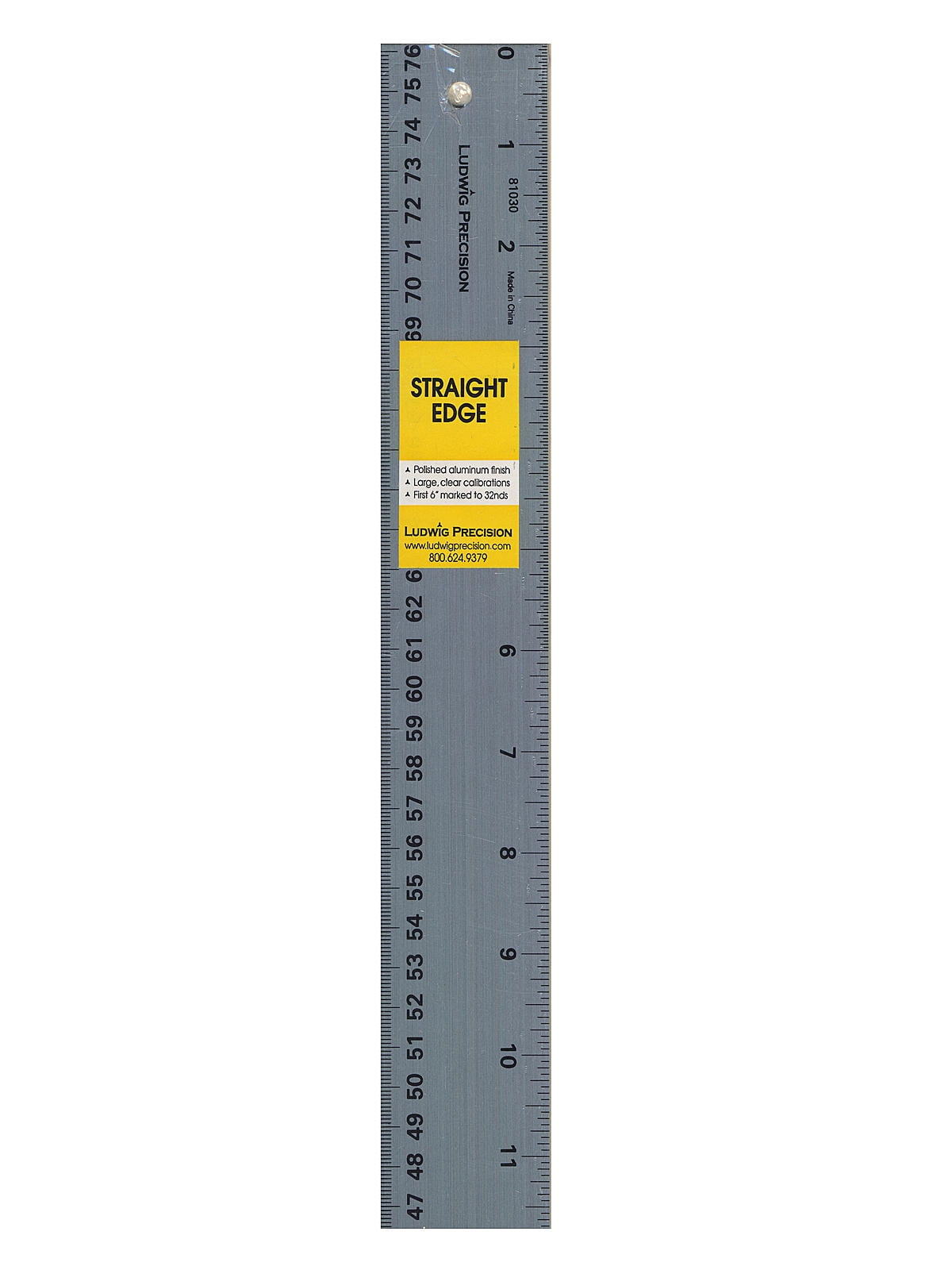 Precision Aluminum Straight Edge 36 in. (pack of 2) - Walmart.com