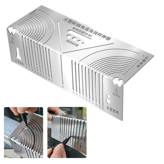 Precision Angle Arc Marking - All-in-One Precision Angle & Arc Marking Tool Linear Arc Dual ...