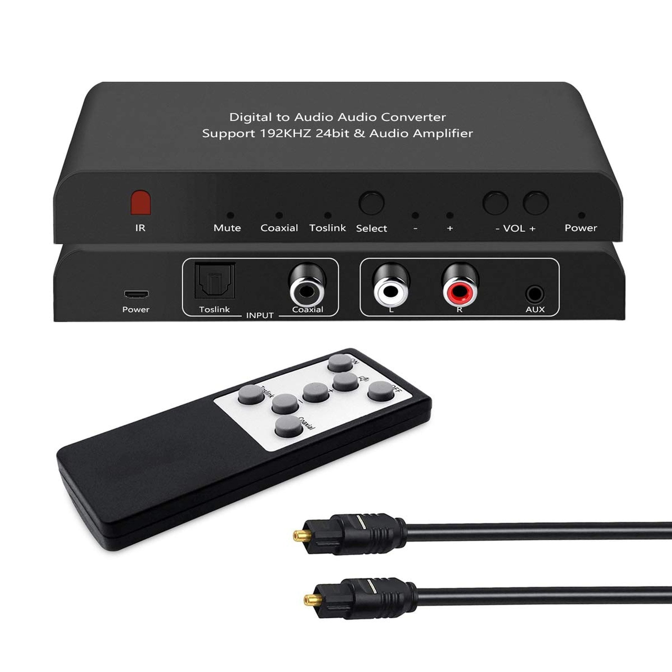 Precision Audio DAC Converter with Remote Volume Control for Gaming and ...