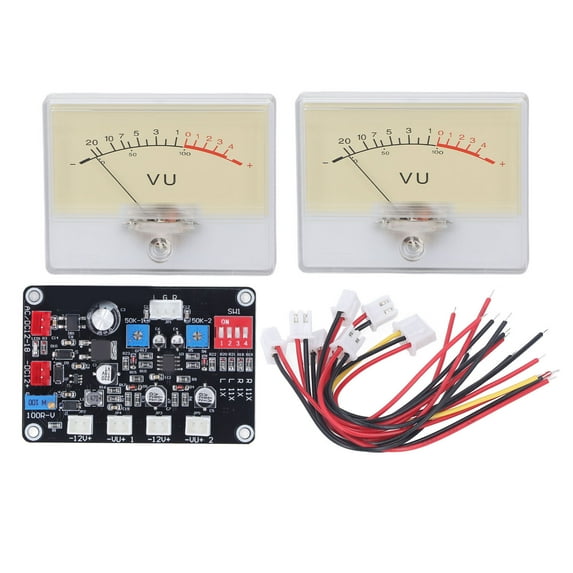 Precision Audio Level Meter Kit W/ Driver Board, VU Meter For Studio ...