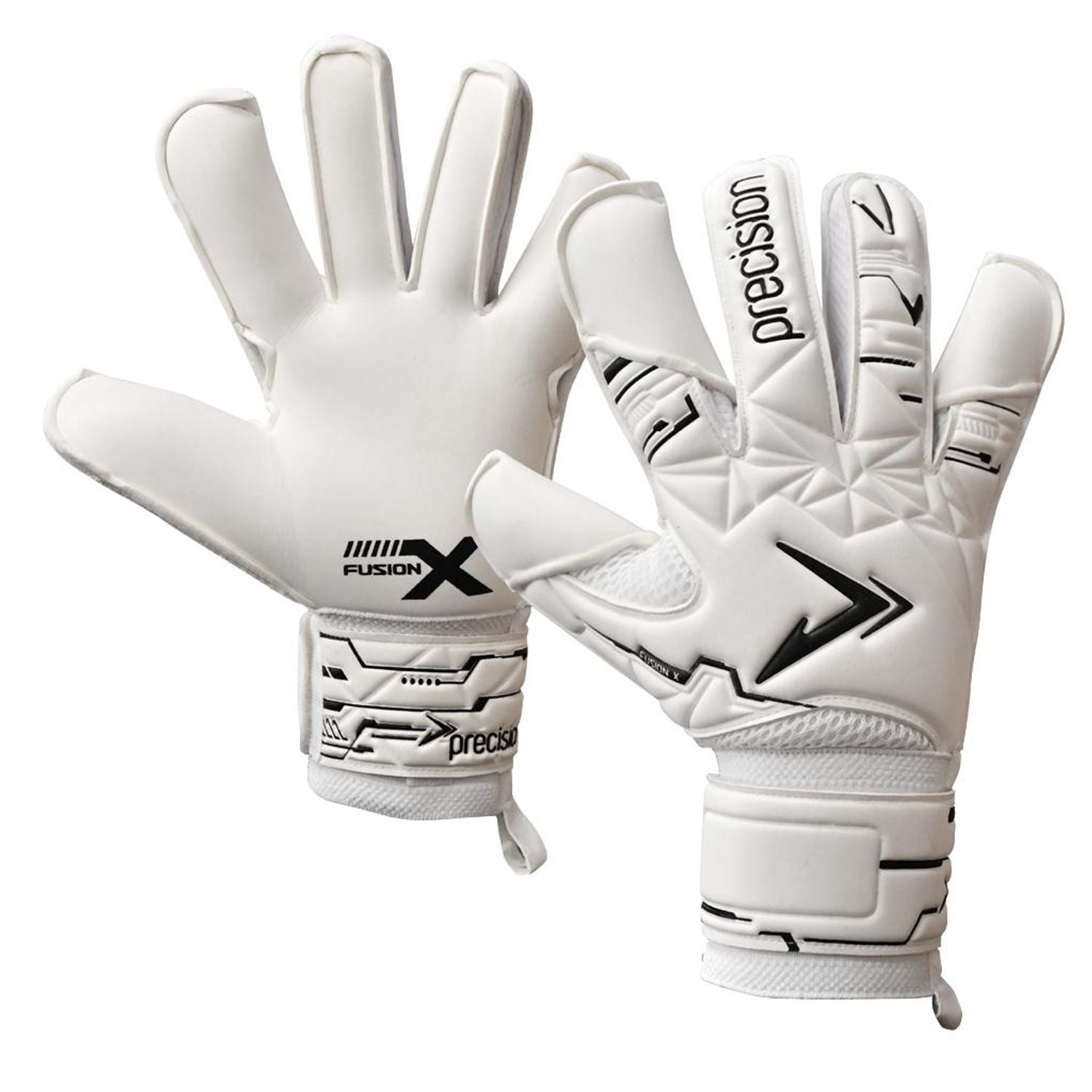 Precision Boys/Girls Fusion X Pro Classic Hybrid Giga Goalkeeper Gloves ...