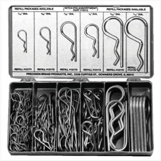 Precision Brand Hitch Pin Clip Assortments, Spring Steel - Walmart.com