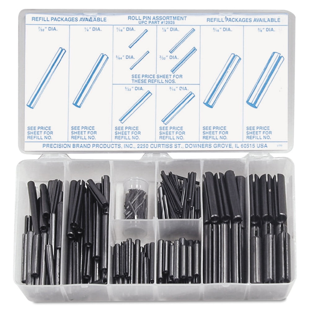 Free Shipping! Precision Brand Roll Pin Assortments, Spring Steel - 1 ...