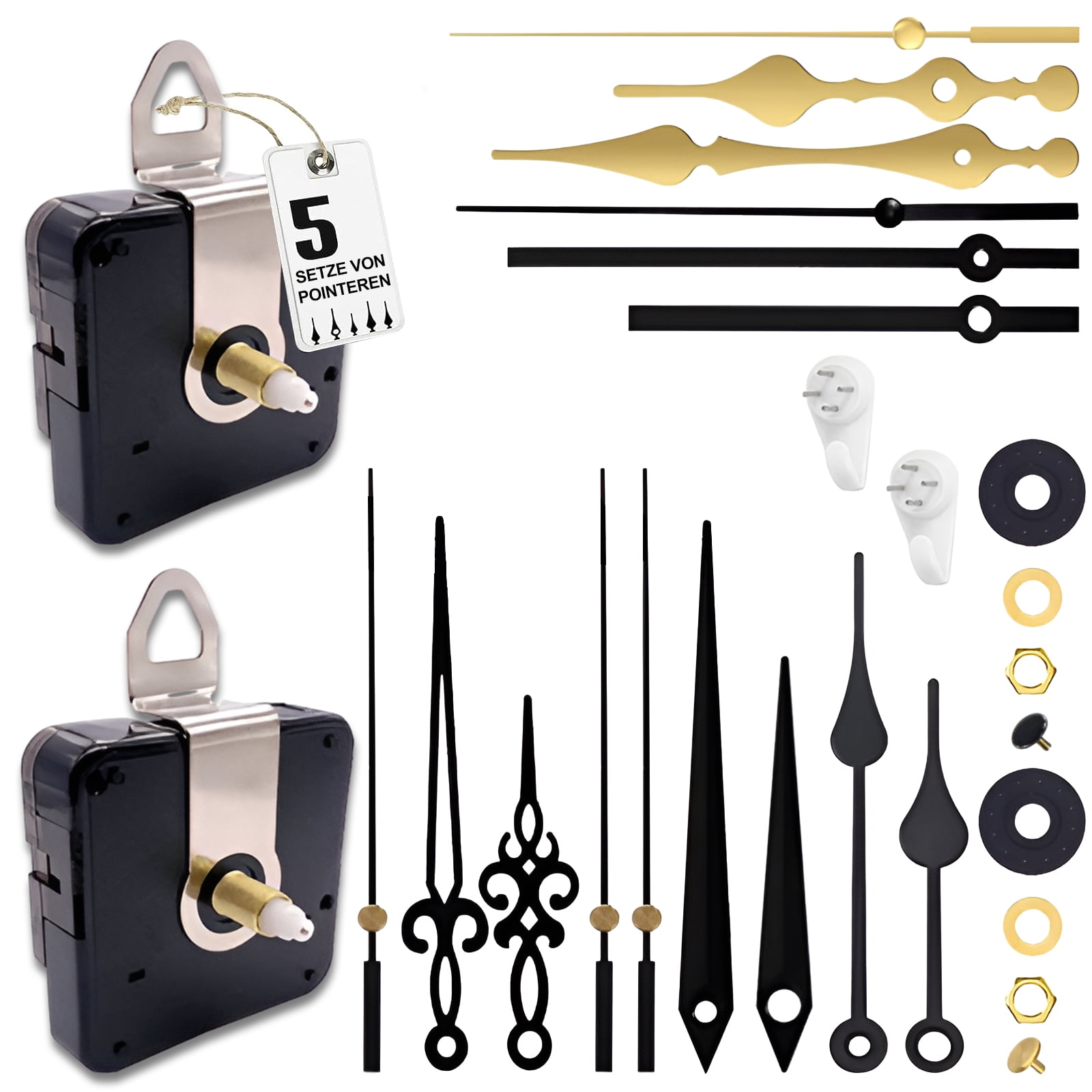 Precision Clock Movement Mechanism, Usa Made Complete Takane Kit ...