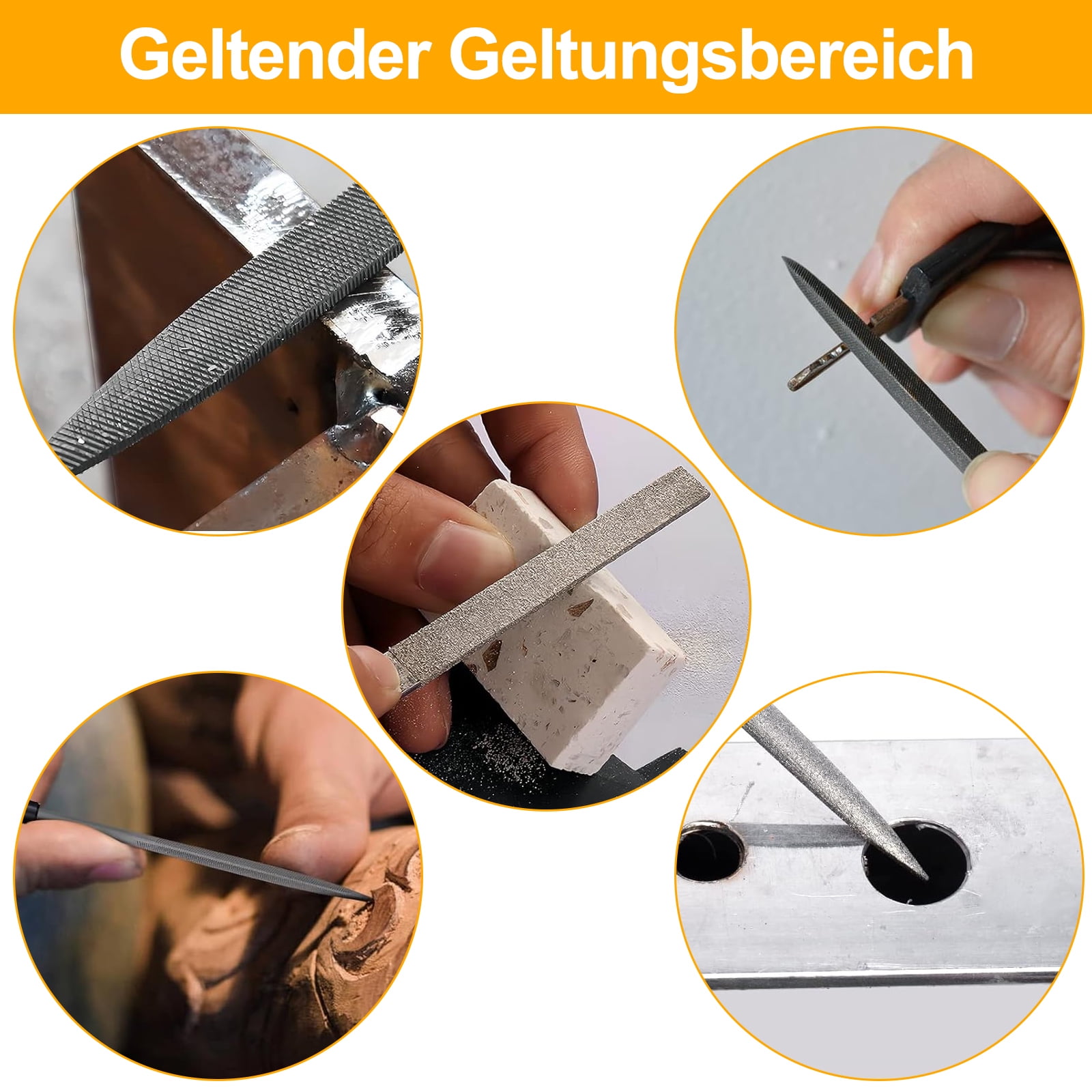 Compact And Lightweight, Polishing Grinding File Tool Non-Slip Rubber ...