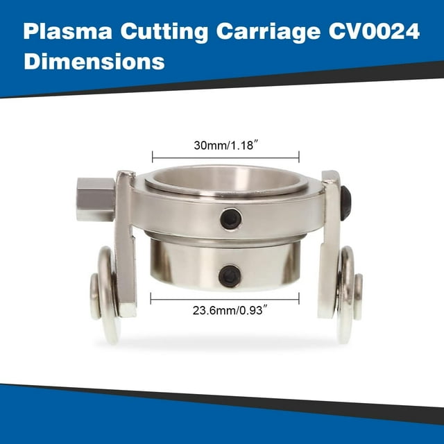 Precision Cutting Torch Circle Guide Roller for S45 Torch Stainless ...