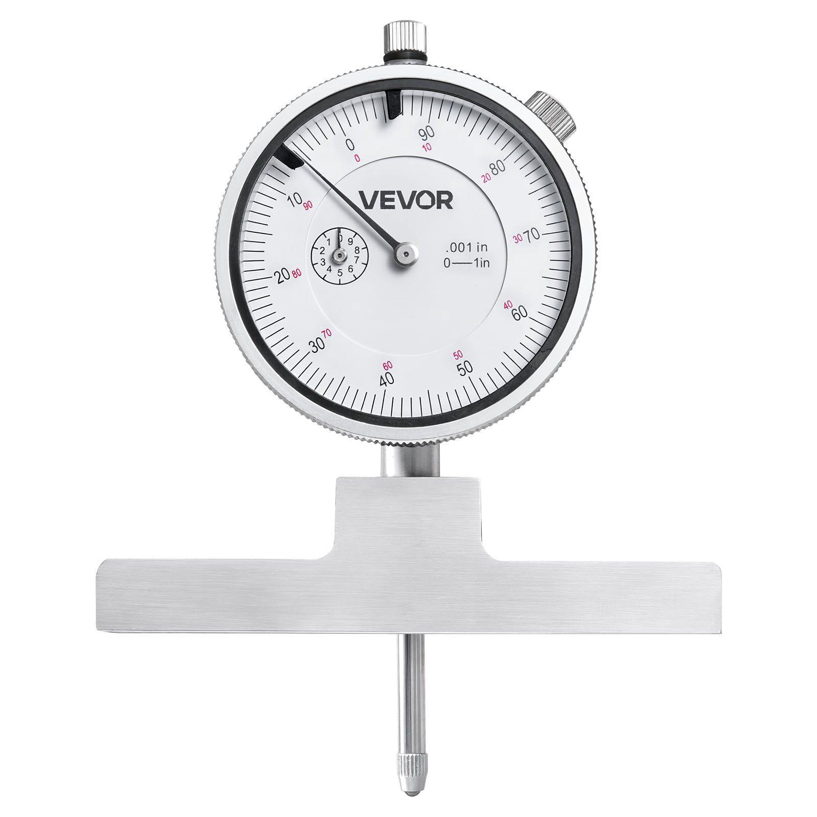 Precision Depth Gauge Micrometer 0-22 Inch Range 0.001 Inch Resolution ...