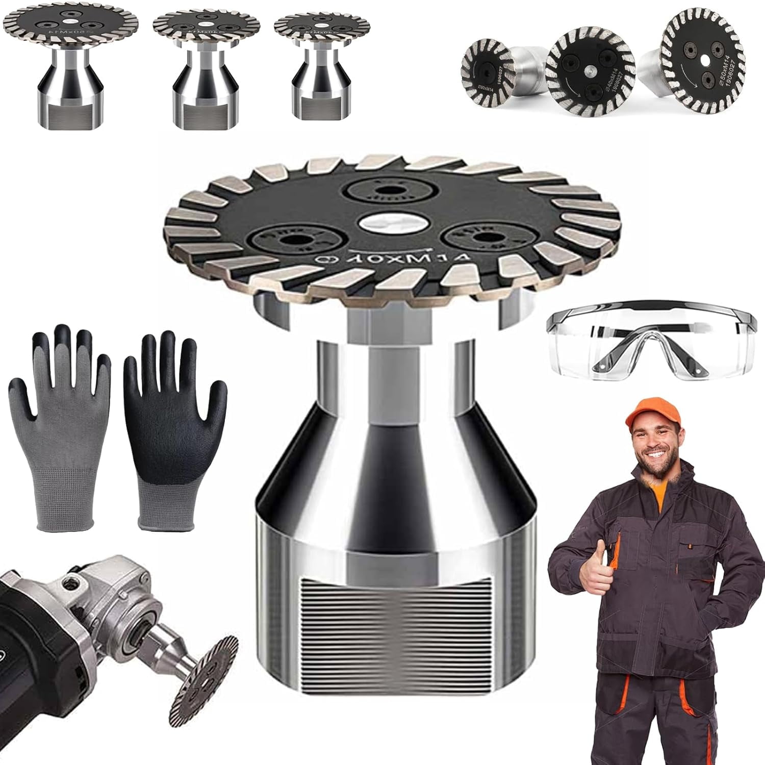 Precision Diamond Carving Wheel (40mm/50mm), High-Density Diamond Blade ...