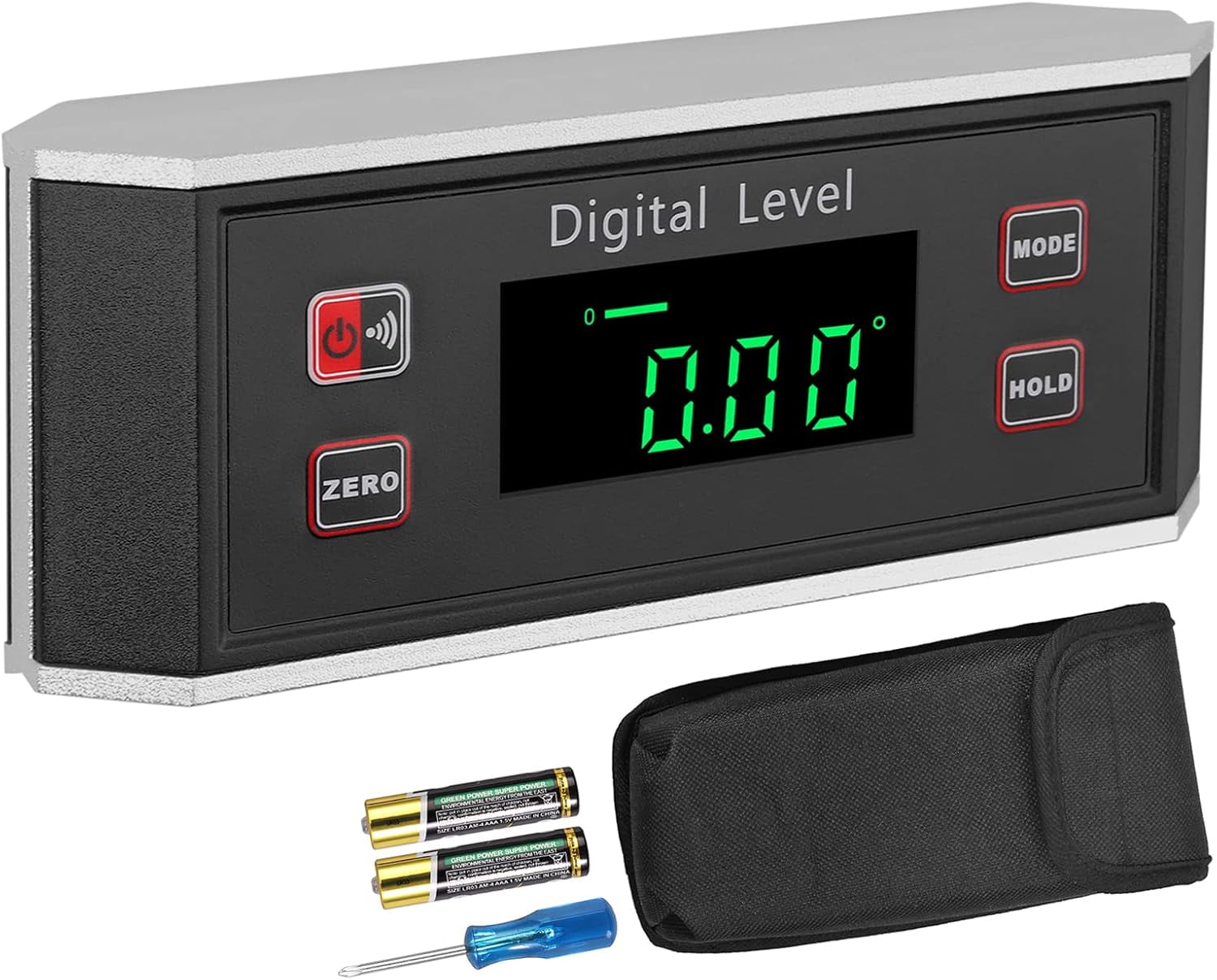 Precision Digital Protractor with Waterproof IP65 Protection, V-Groove ...