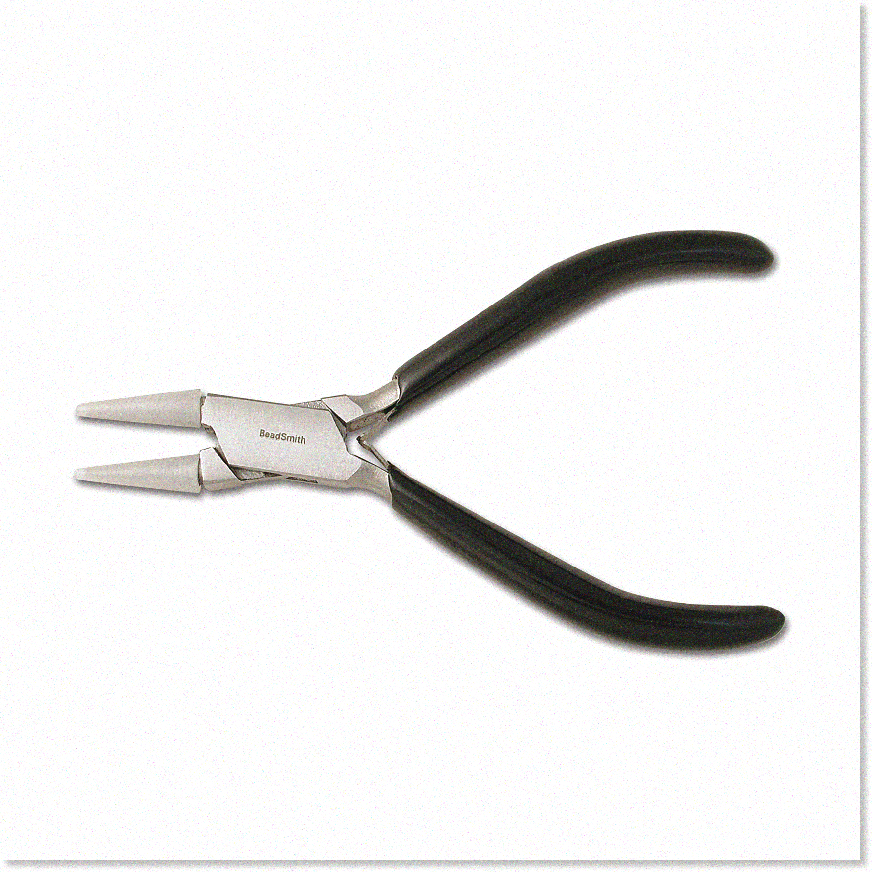 Premium Double Round Nose Nylon Jaw Pliers - 5-Inches (127mm), Black ...