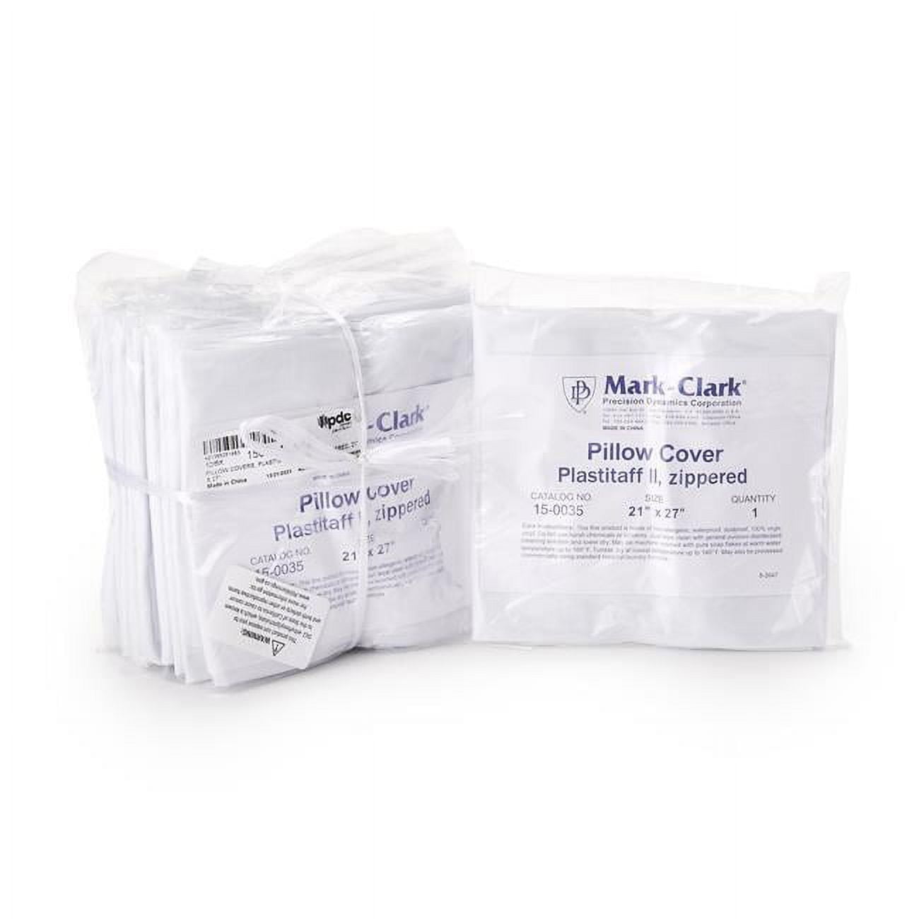 Precision Dynamics 204192-CS White Mark-Clark Pillow Cover with Zip ...