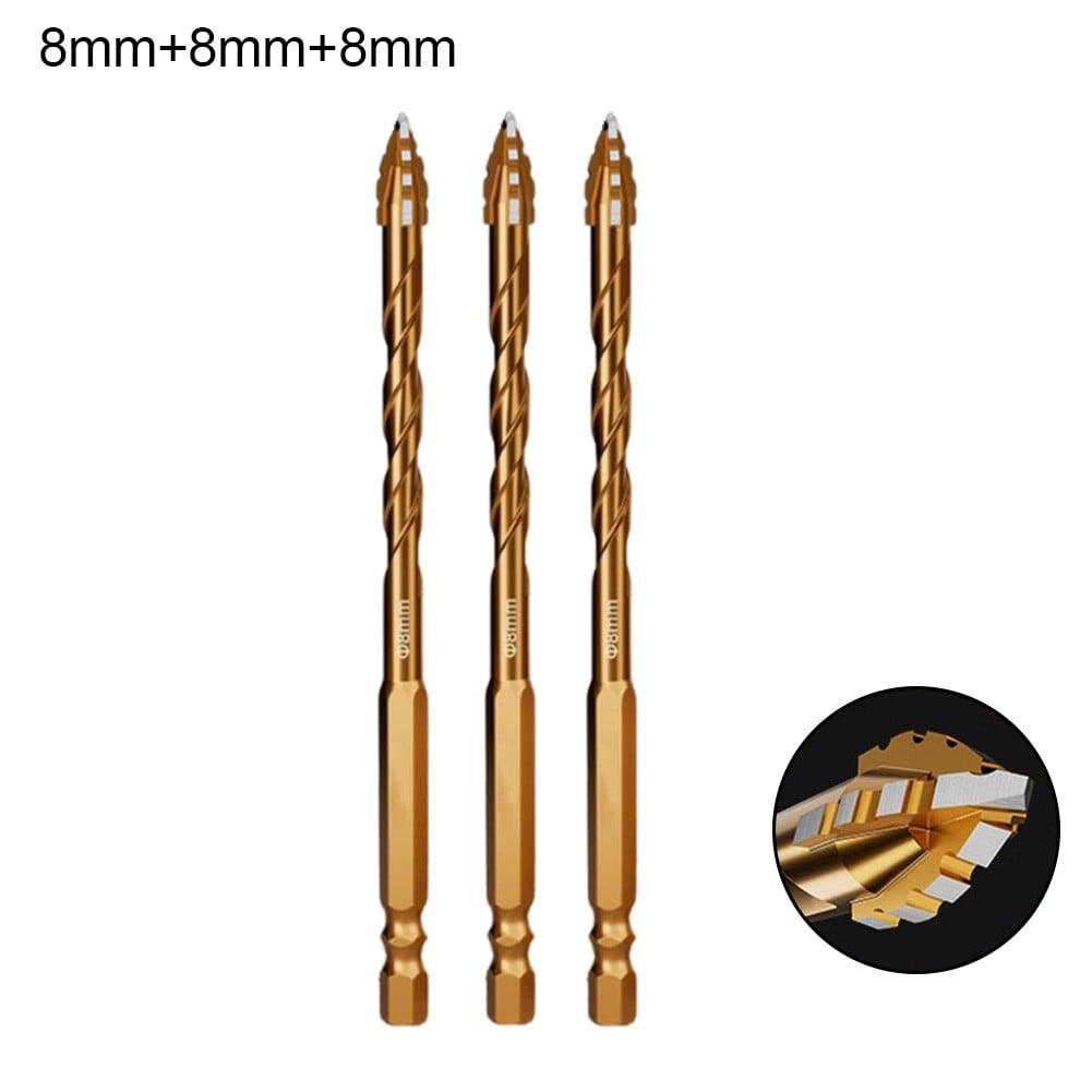 Precision Eccentric Drill Bits for Glass Tiles High Speed Rotation ...