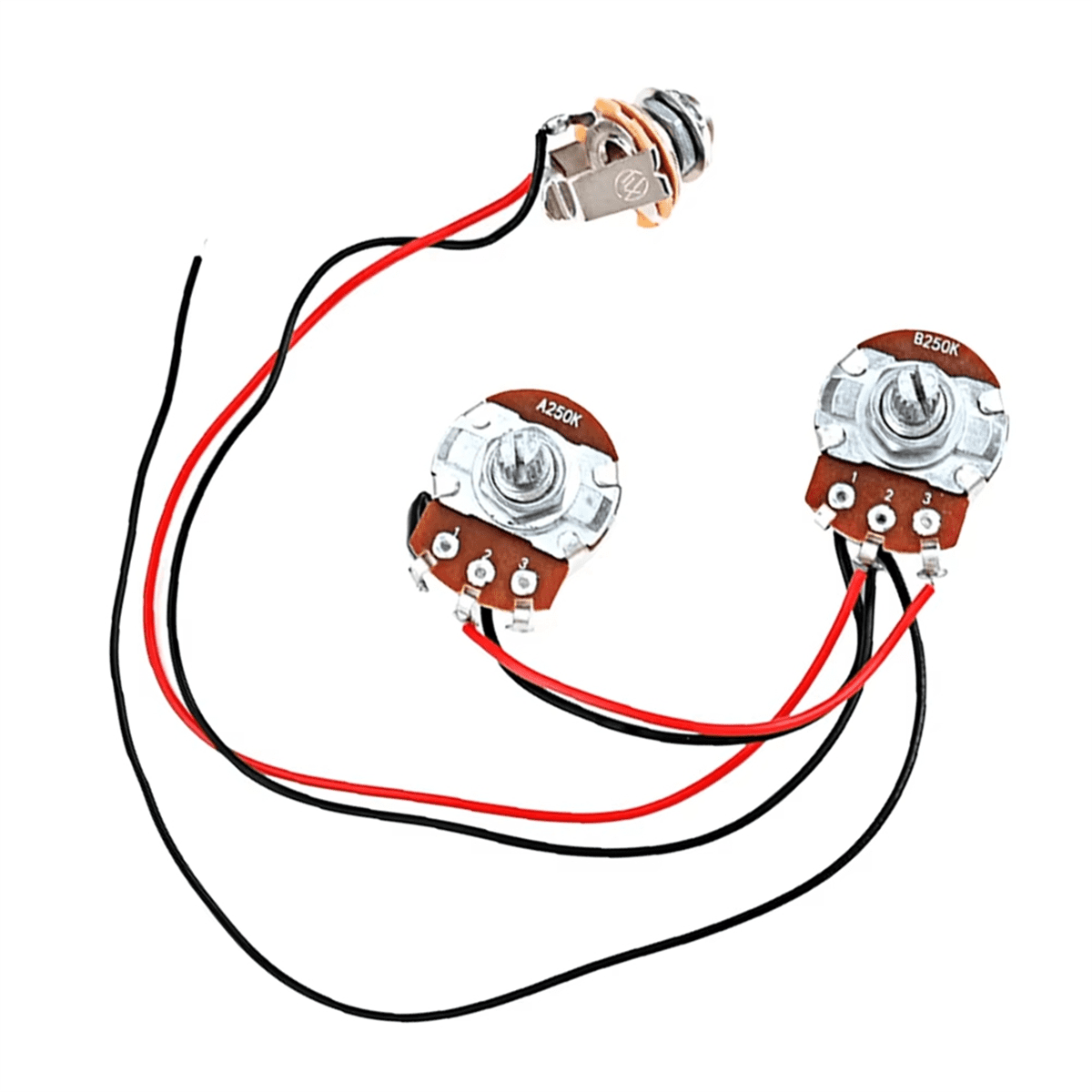 Precision Electric Bass Wiring Harness Kit,1 Volume 1 Tone Control,Pre ...
