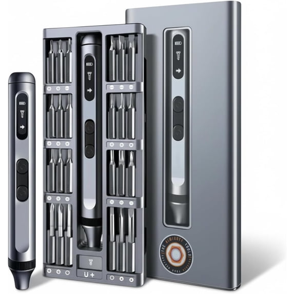 Precision Electric Screwdriver 52-in-1 Kit | Cordless Mini Power Driver ...