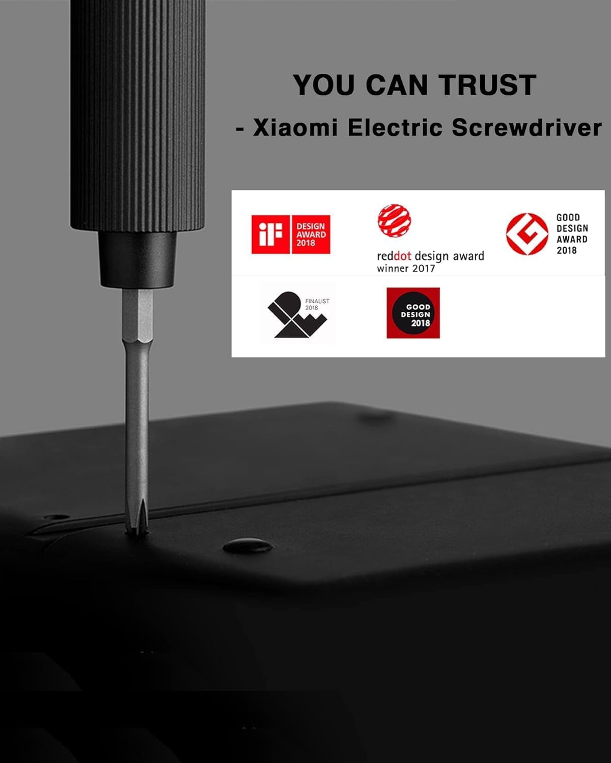 Precision Electric Screwdriver with All-Metal Gearbox, Powerful ...