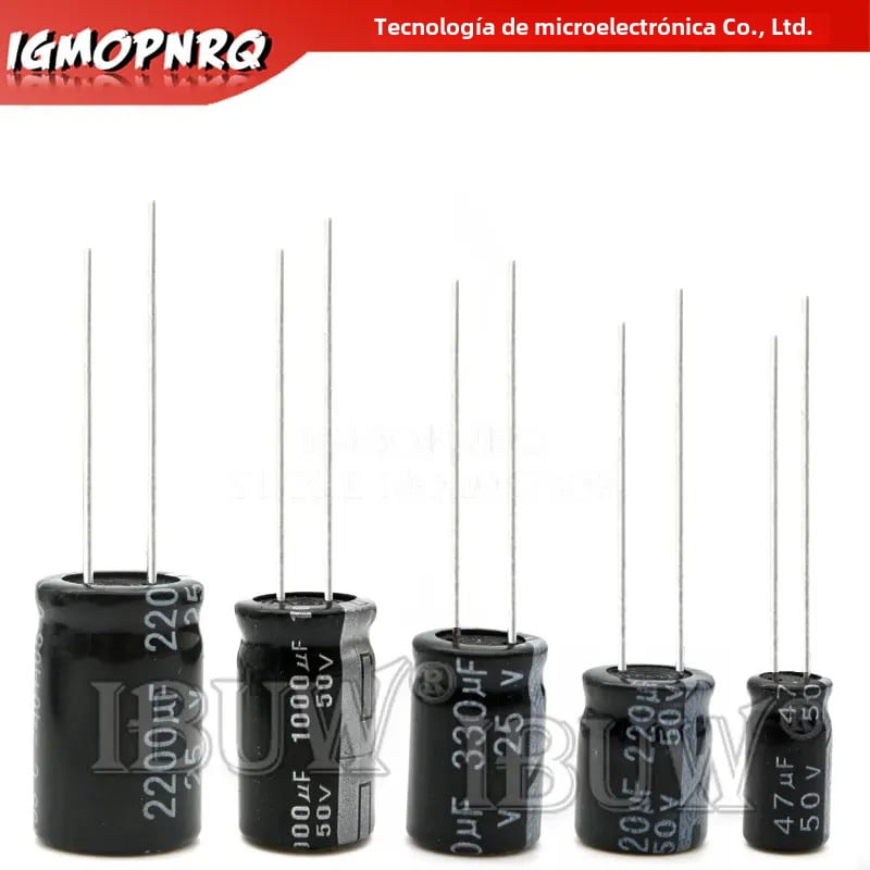 Precision Electrolytic Capacitor Voltages 6.3V 16V 25V 35V 50V 63V 200V ...