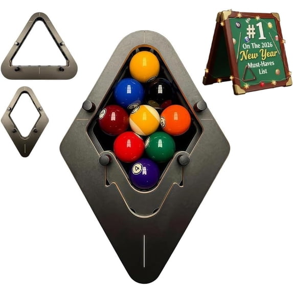Precision-Engineered Professional Billiard Ball Racks System That ...