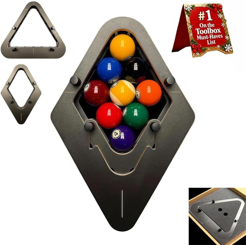 Precision-Engineered Professional Billiard Rack System That Eliminates ...