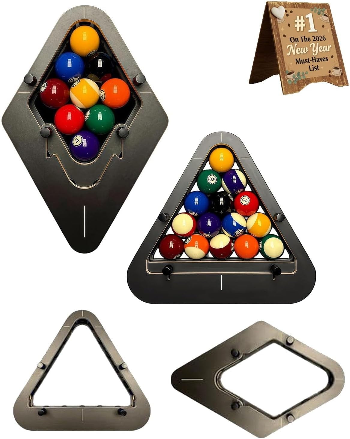 Precision-Engineered Professional Billiard Rack System That Eliminates ...
