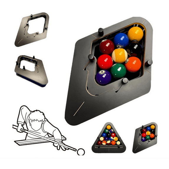 Precision-Engineered Professional Billiard Rack System That Eliminates ...