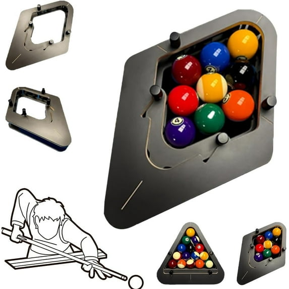 Precision-Engineered Professional Billiard Rack System That Eliminates ...