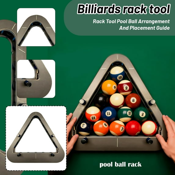 Precision-Engineered Professional Billiard Rack System That Eliminates ...