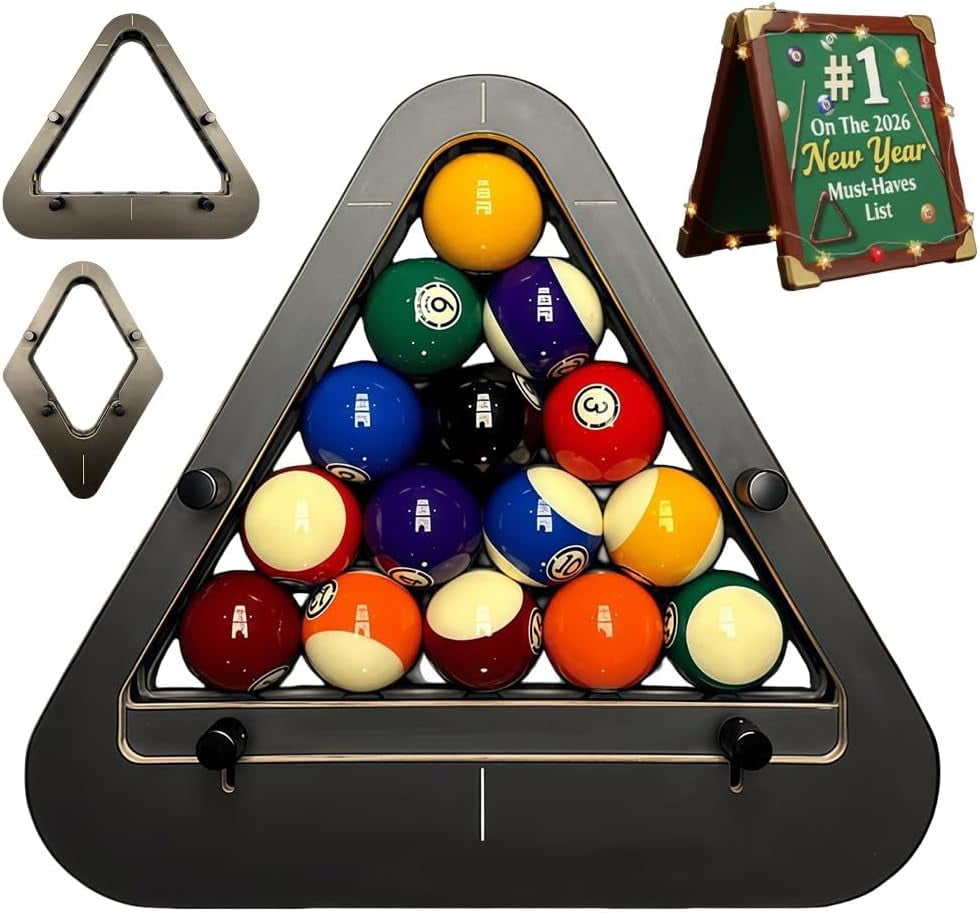 Precision-Engineered Professional Billiard Rack System That Eliminates ...