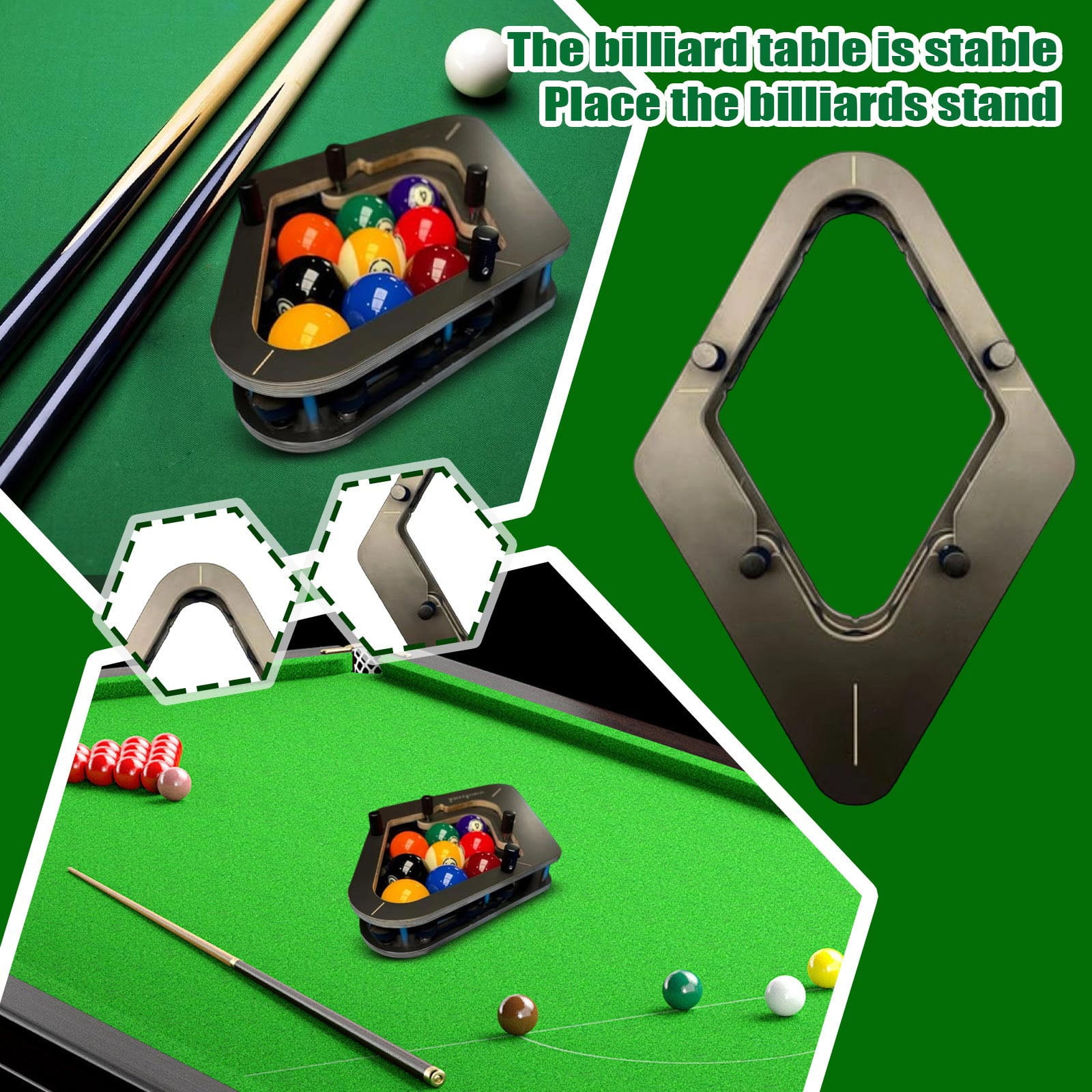 Precision-Engineered Professional Billiard Rack System That Eliminates ...