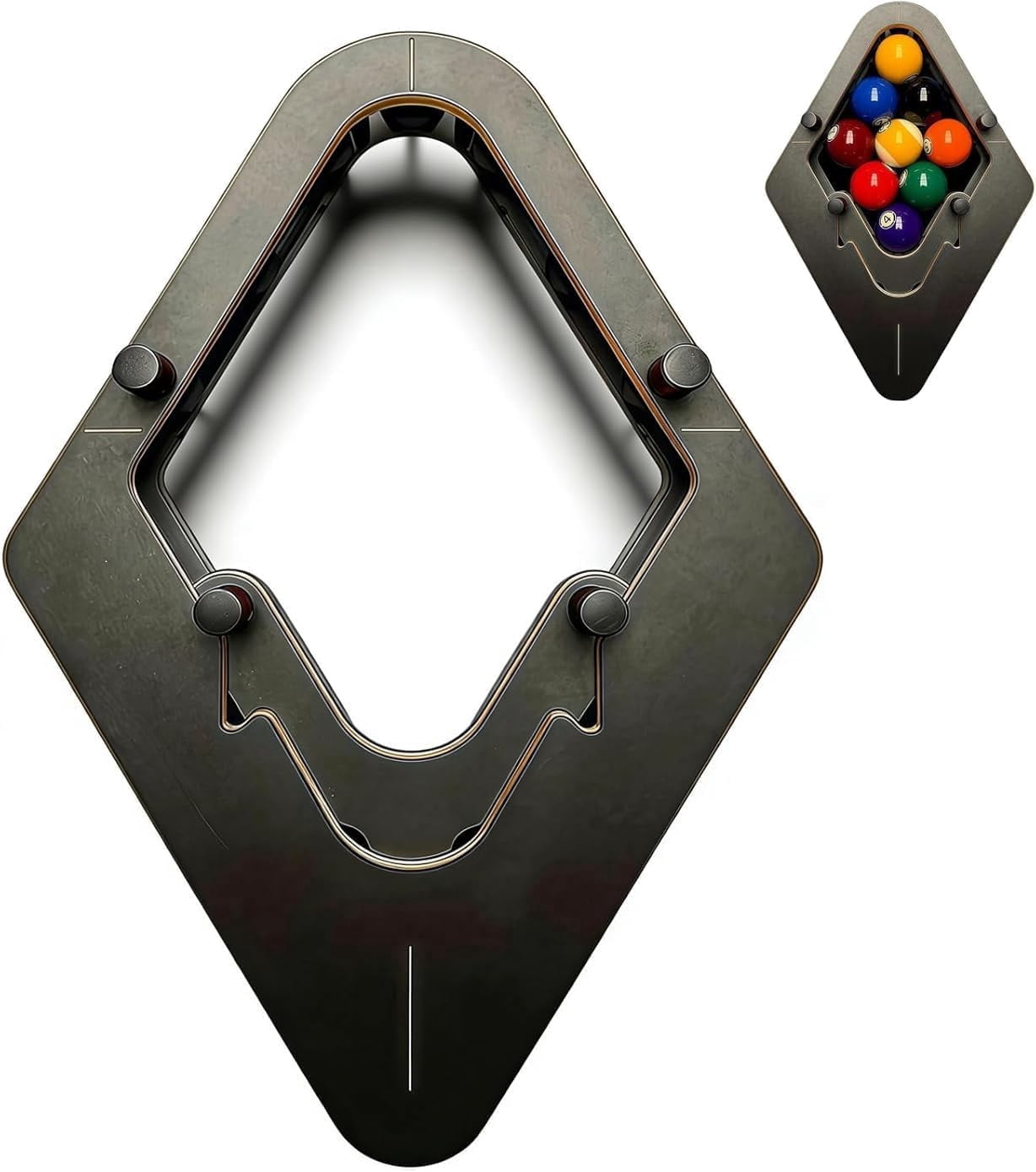 Precision-Engineered Professional Billiard Rack System That Eliminates ...