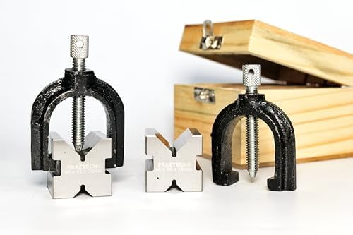 Precision Engineers VEE Blocks CLAMP Set - V Block Matched Pair, 40mm x ...