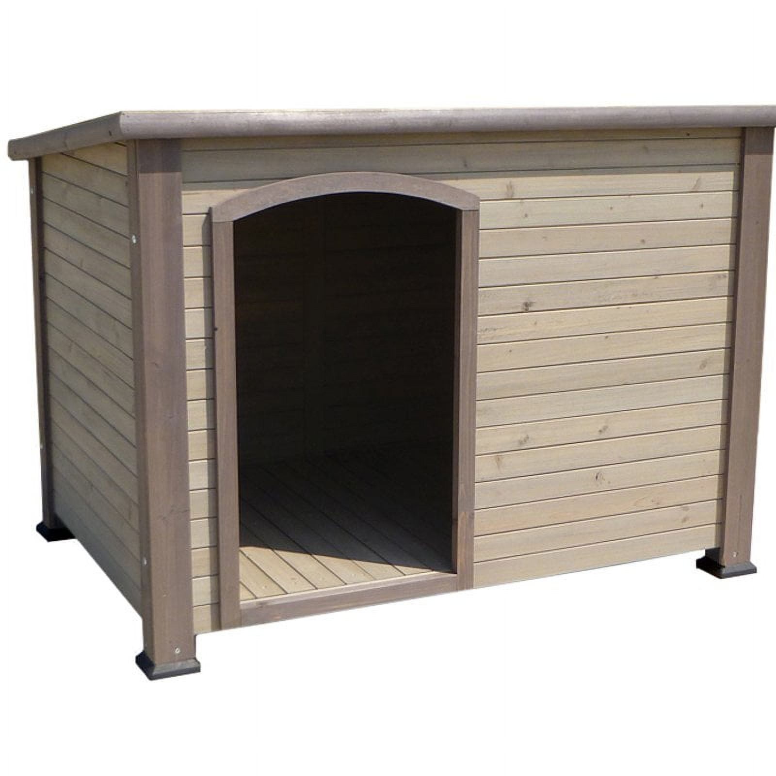 Precision Extreme Outback Log Cabin Dog House - Grey - Small - Walmart.com