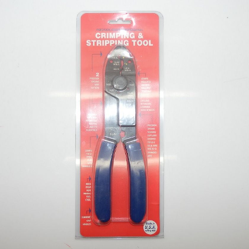 Precision Ground Professional Crimping & Stripping Tool - Walmart.com
