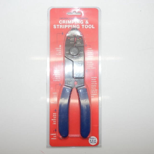 Precision Ground Professional Crimping & Stripping Tool - Walmart ...