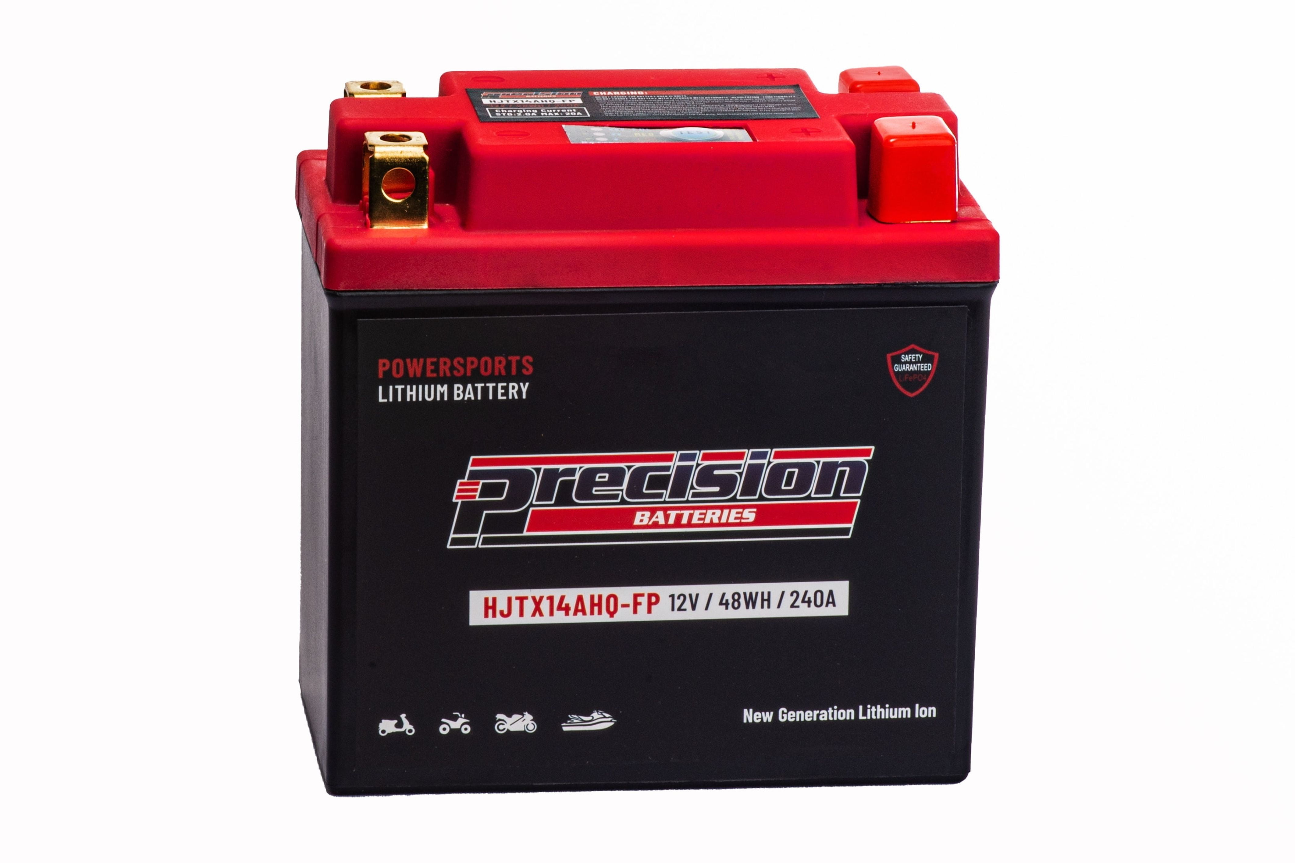 Precision HJTX14AHQ-FP LI Battery for Polaris 500 Sportsman 500 6x6 ...