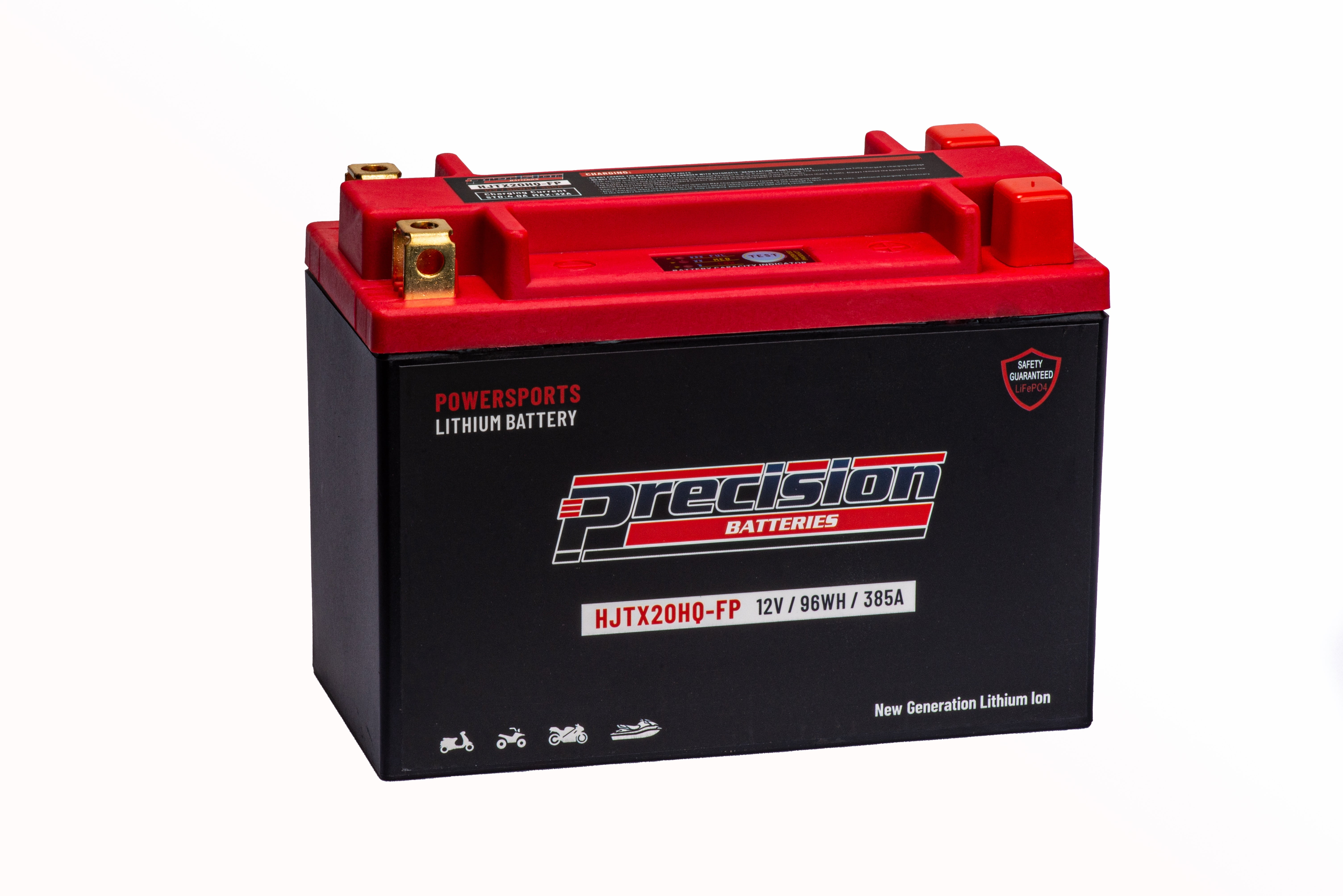 Precision HJTX20HQ-FP Li-Ion Battery Replaces Yamaha 920CC XV920 Virago ...