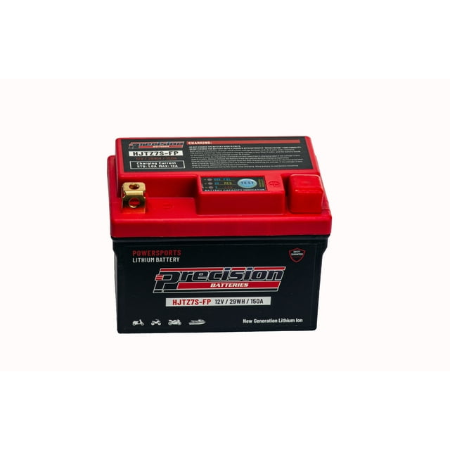 Precision HJTZ7S-FP Lithium-Ion Battery Replaces Kawasaki 140CC KLX140 ...