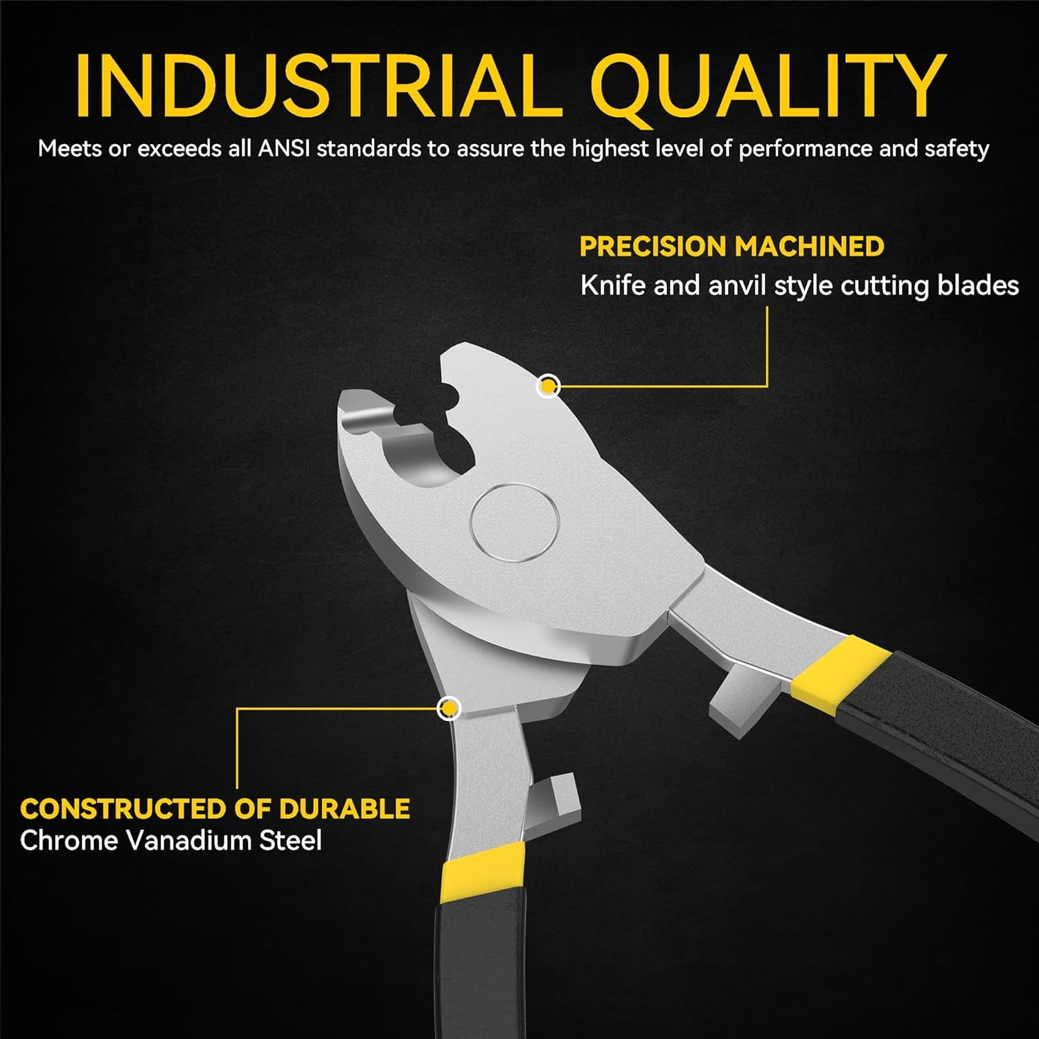 Precision Heavy Duty 8-inch High Leverage Cable Cutters for Aluminum ...