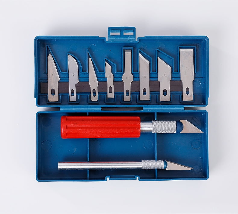 Precision Hobby Knife Set Compact Craft Knife Kit 13-Piece Ideal for ...