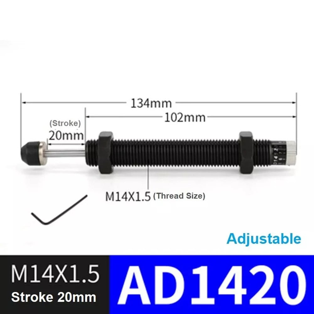 Precision Hydraulic Shock Absorber AC0806-AD3650 Adjustable Buffer ...