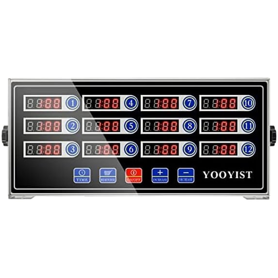Precision Kitchen Timers for Cooking – 12 Channel Commercial Kitchen ...