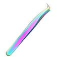 Precision L Angled Colorful Volume Lash Tweezer Stainless Steel High