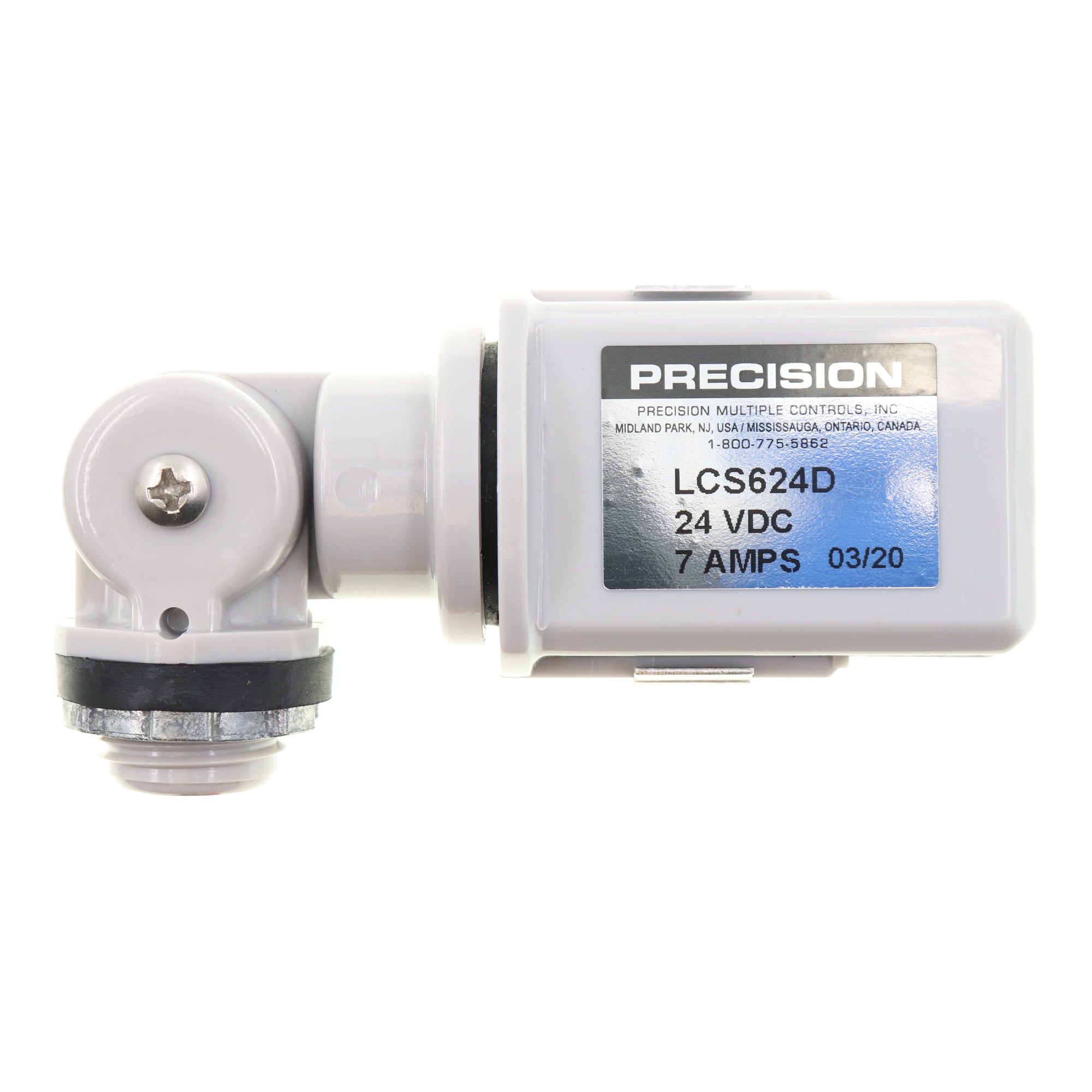 Precision LCS624D Photocell Sensor, 10-Amp, 24VDC, Dusk to Dawn ...