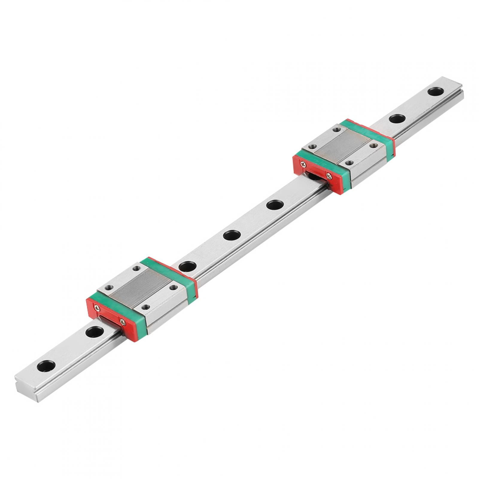 Precision Linear Rails and Bearings Set with 250mm MGN12 Miniature Linear Rail Guide, 12mm Width ...