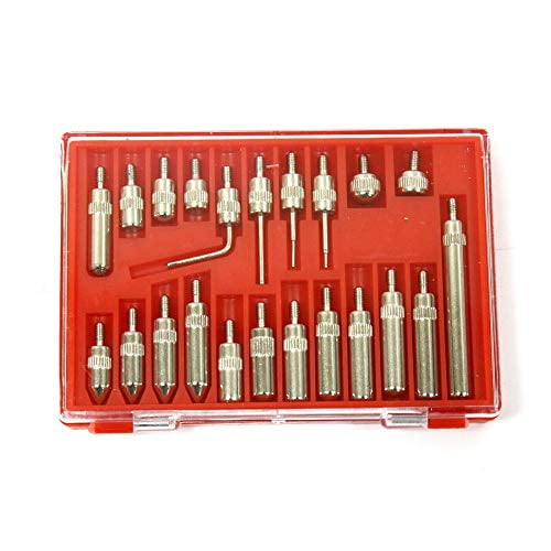 Precision Machinist Tool Set: 22pc 2.5mm Dial Indicator & Point Kit ...