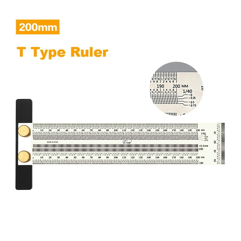 Precision Marking T-Rule Stainless Steel T Type Hole Ruler for ...