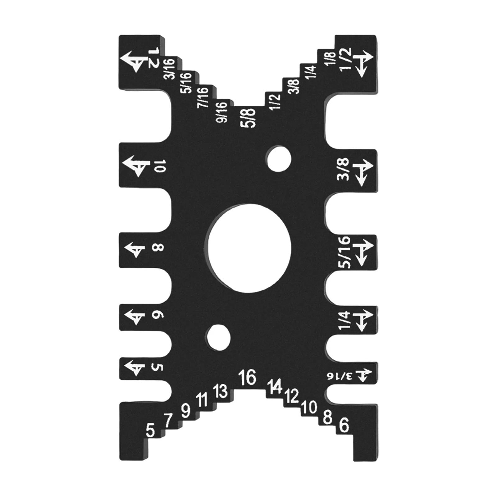 Precision Measure Metric/Inch Dovetail Jig-Woodworking Tenon Gaps Gauge ...