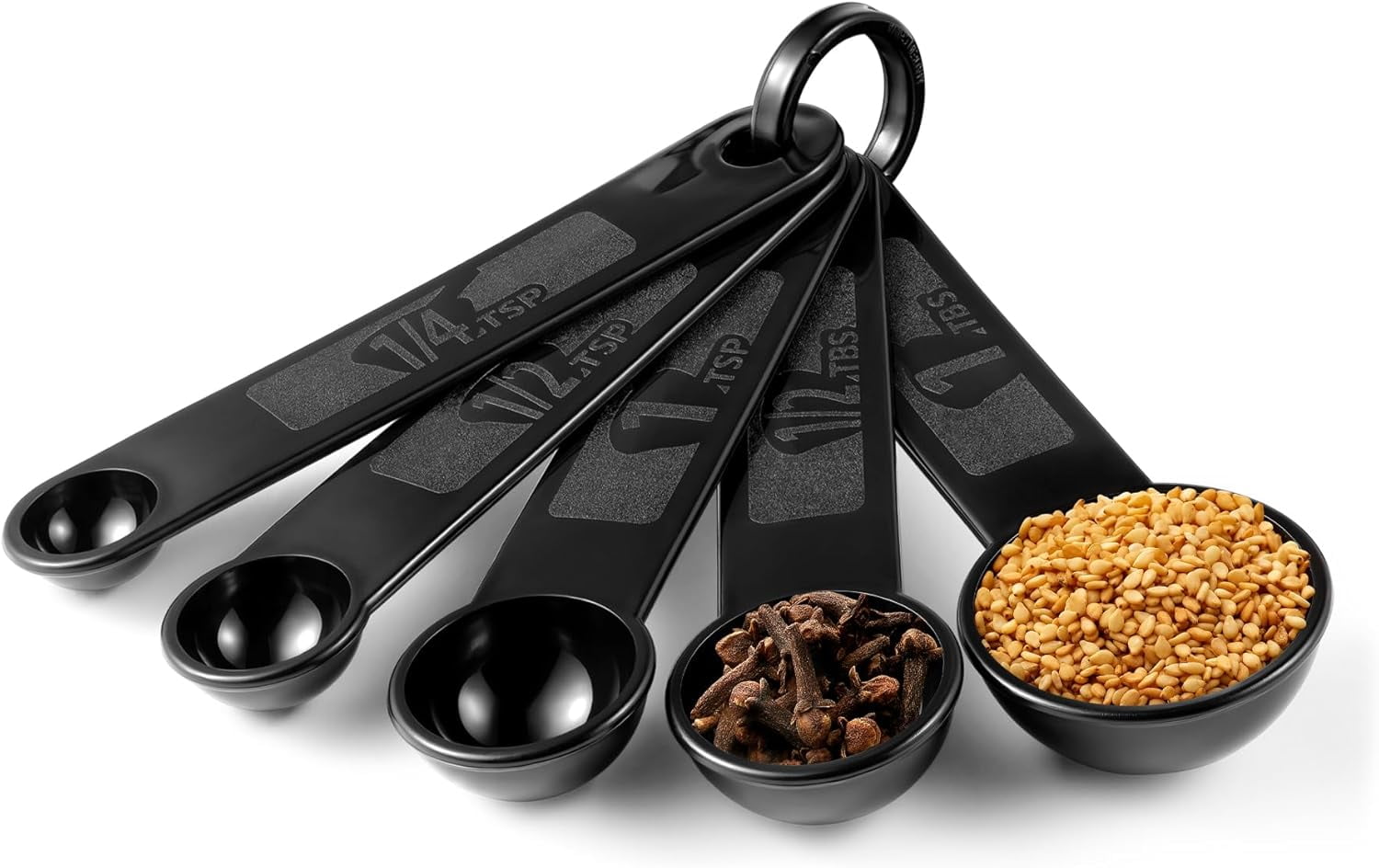 Precision Measuring Spoon Set - 5-Piece l Kit for Accurate Cooking ...