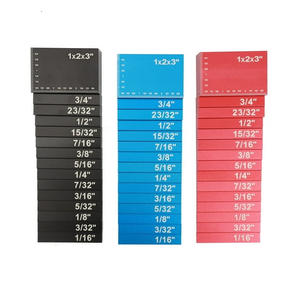 Precision Measuring Tools Woodworking Inch Set Up Blocks for Router ...