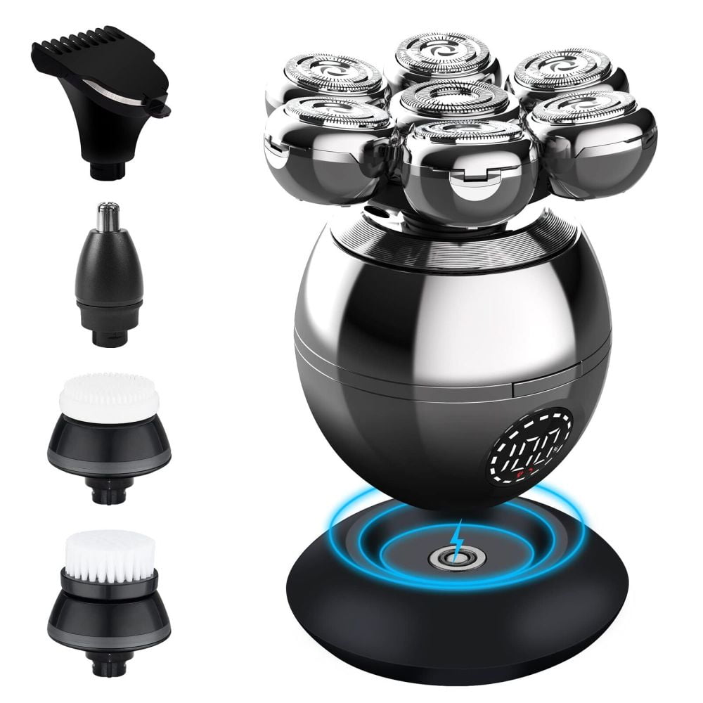 Precision Men's Shaver, Curved Blade Technology Wet & Dry 5-in-1 ...