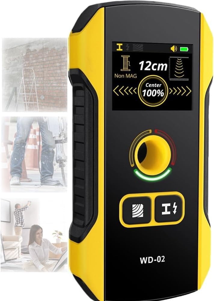 Precision Metal Detector Wall Scanner 3 in 1 Stud Finder with ...